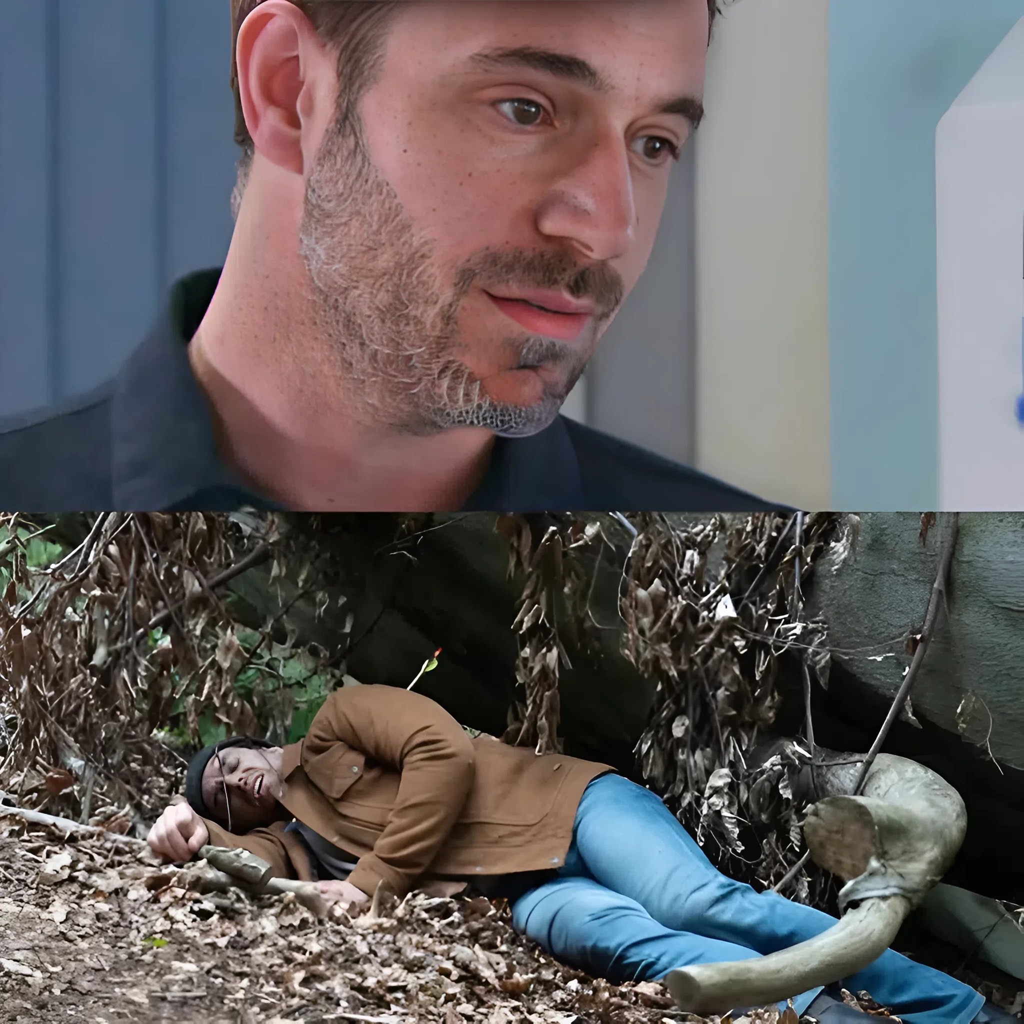 Mack is alive! Despite being hit by an arrow or when John lifted a rock ...